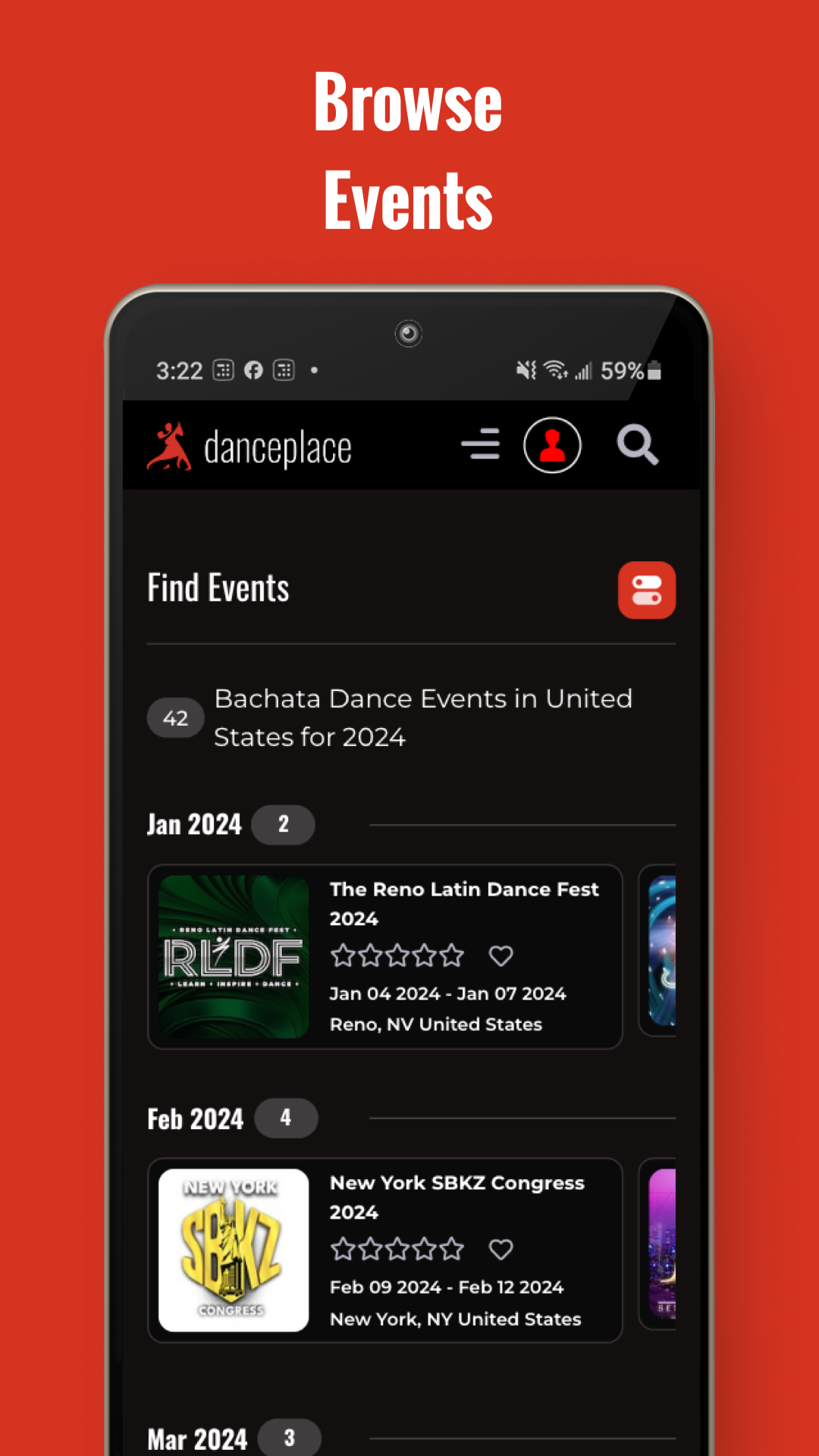 Danceplace Mobile App | Your Essential Dance Event App