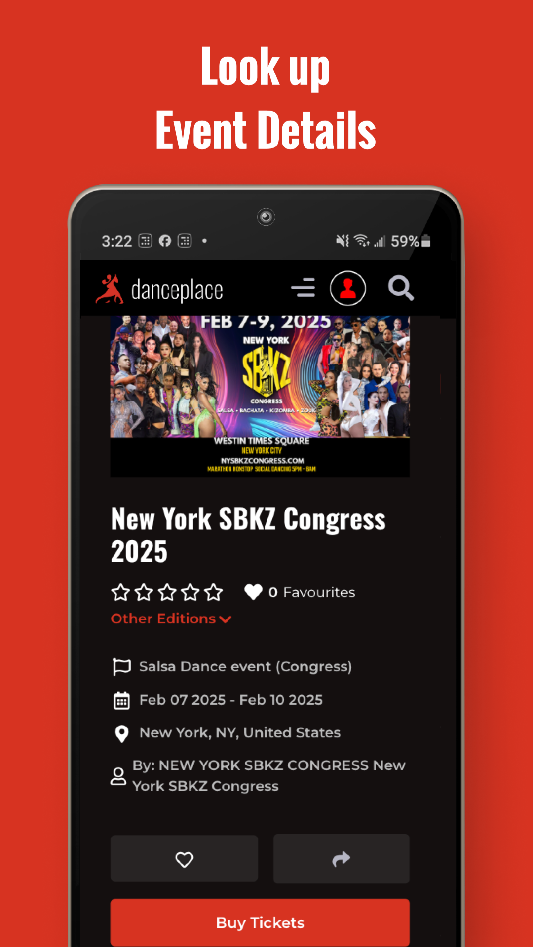Danceplace Mobile App | Your Essential Dance Event App